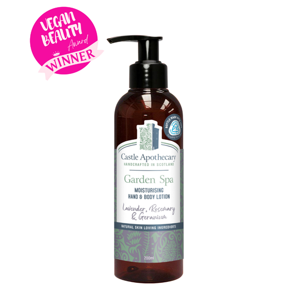 Garden Spa Moisturising Hand & Body Lotion - 200mls – Castle Apothecary ...